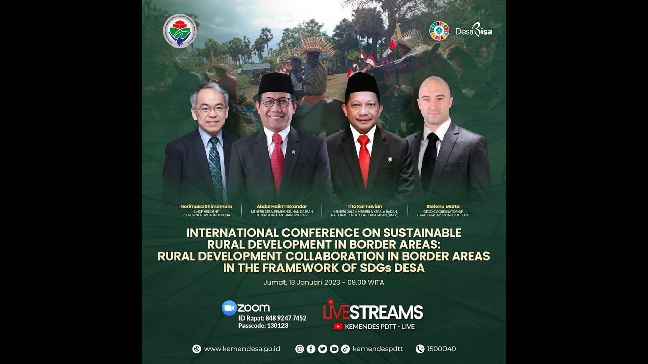 INTERNATIONAL CONF. : RURAL DEVELOPMENT COLLABORATION IN BORDER AREAS IN THE FRAMEWORK OF SDGs ...