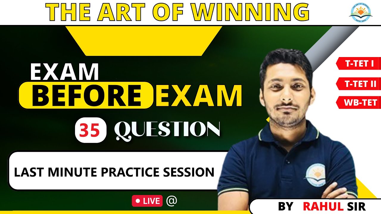 ENGLISH II LAST MINUTE PRACTICE SESSION II T-TET 1 & 2 II - YouTube