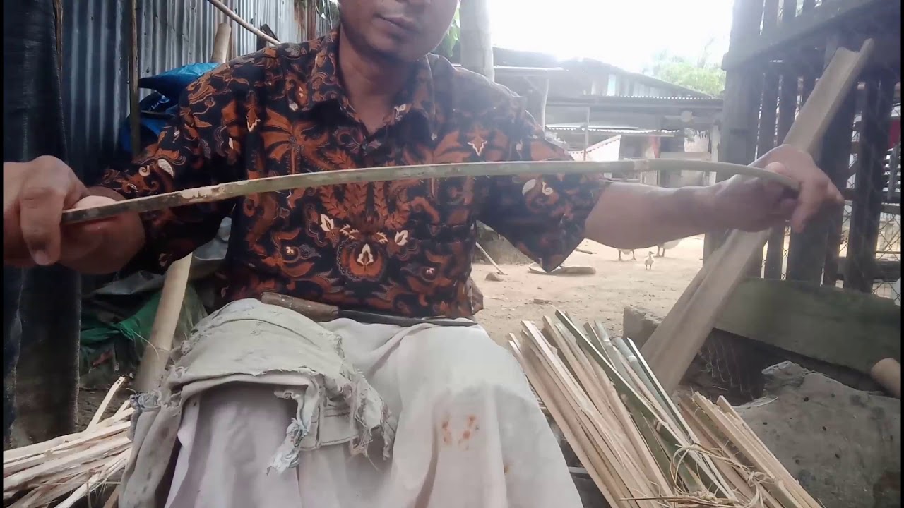 Cara buat joran pancing tajur - YouTube