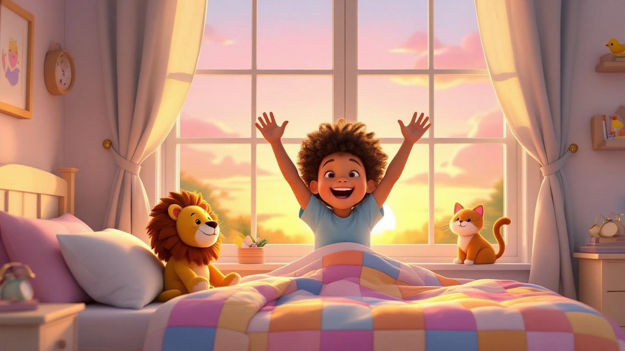 Good Morning Sunshine Song | Wake Up Happy Kids Song - YouTube