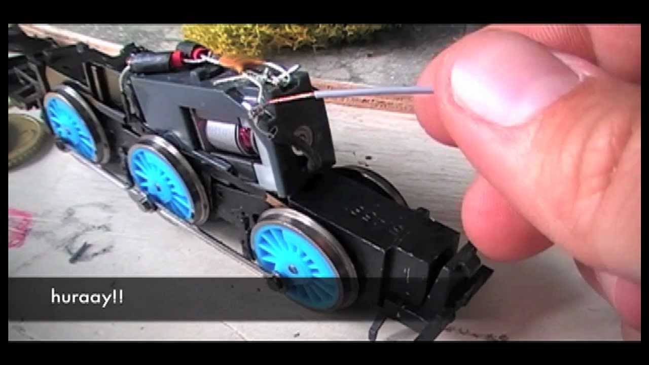 the thomas three-rail conversion (marklin) - YouTube