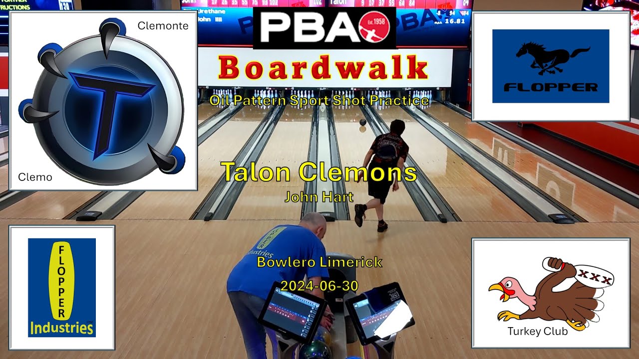 Boardwalk oil pattern practice game 7 - YouTube