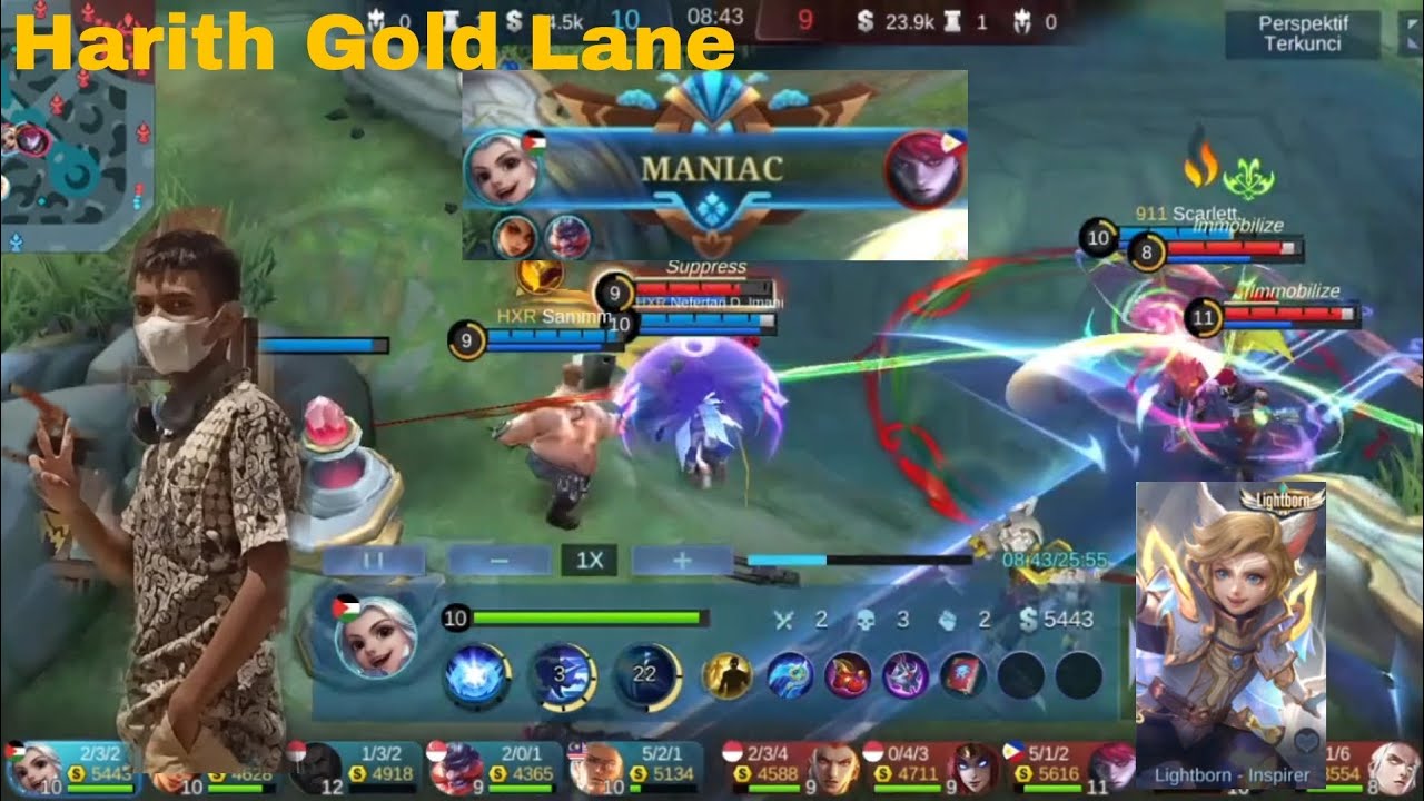 Harith Lightborn MANIAC || Combo Harith, Esmeralda, and Franco ...