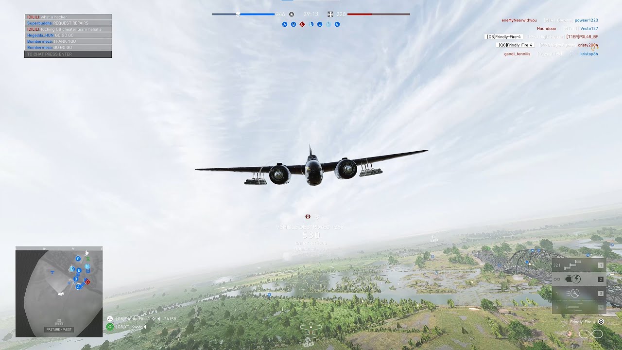 Twisted Steel Map | Mustang P51D and P70 planes | Battlefield Full Game ...