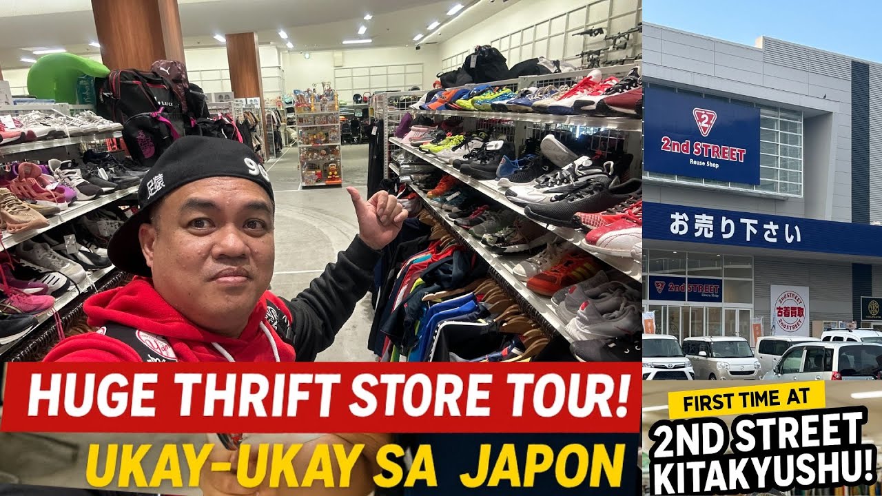 🤯 First Time at Japan's HUGE 2nd Street Thrift Store in Kitakyushu ...