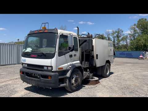 2009 GMC T7500 Sweeper Truck - YouTube