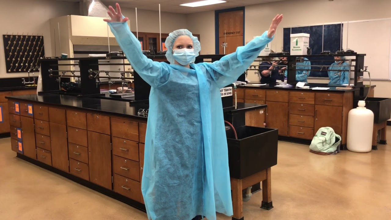 Sterile garbing and hand washing - YouTube