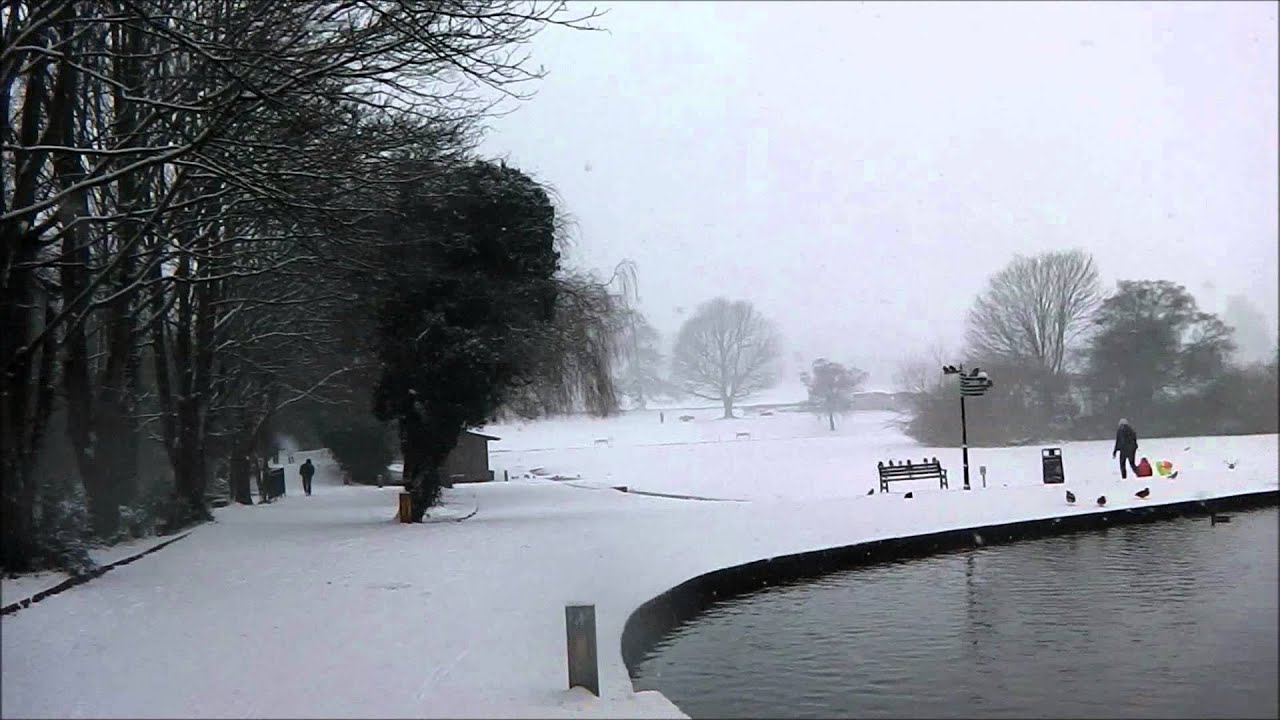Snow In St Albans (18/01/13) - YouTube