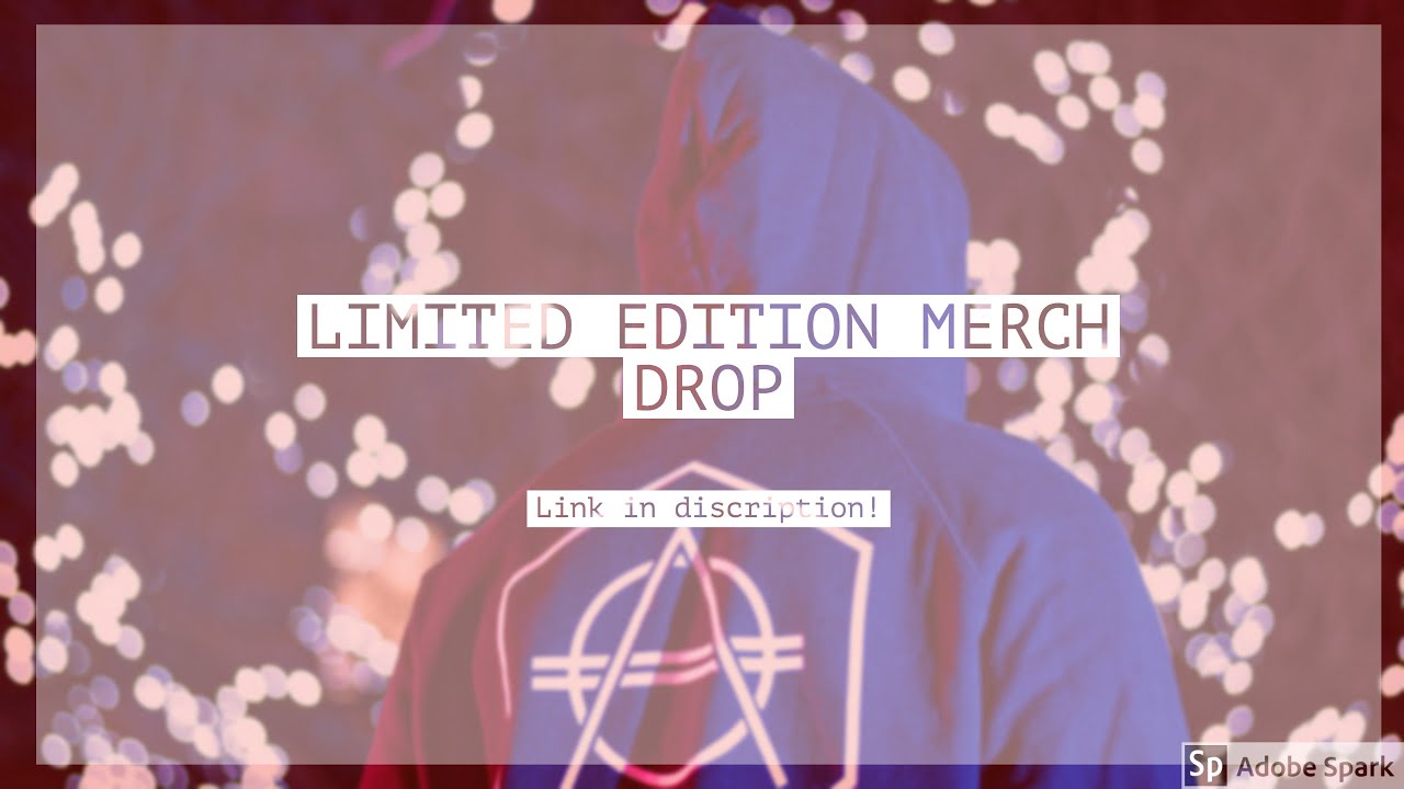 LIMITED EDITION MERCH DROP - YouTube