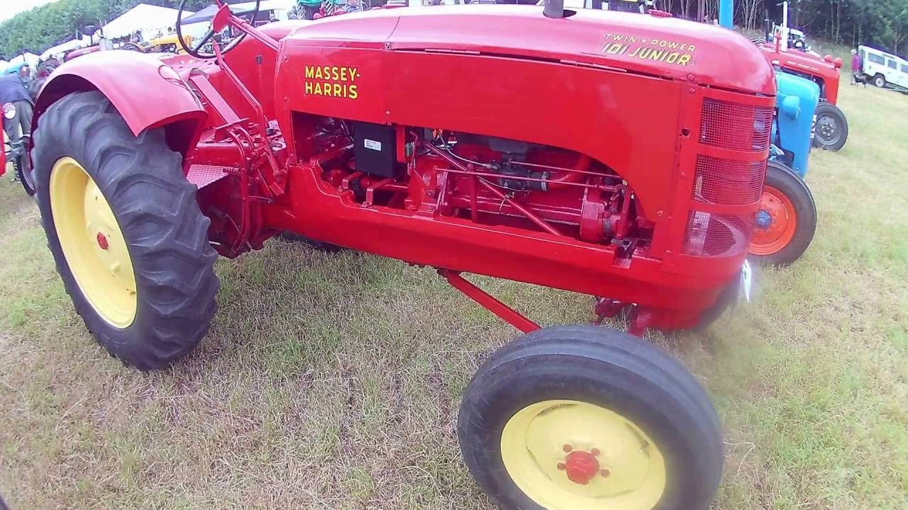 Massey Harris 101 junior vintage tractor - YouTube