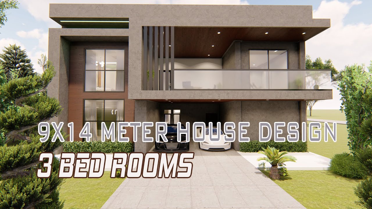 HOUSE DESIGN: 9x14 METERS FLOOR AREA | 2 STOREY BLDG - YouTube