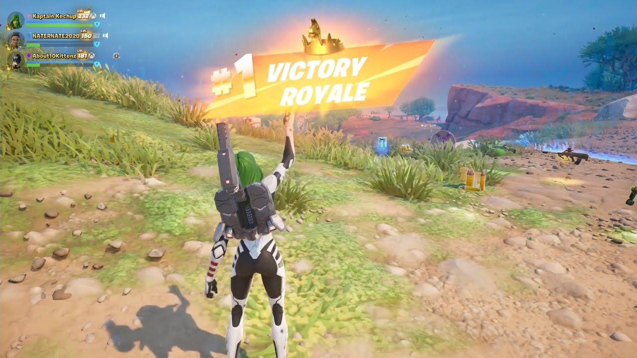Fortnite Victory! Dual Wielding Action - YouTube