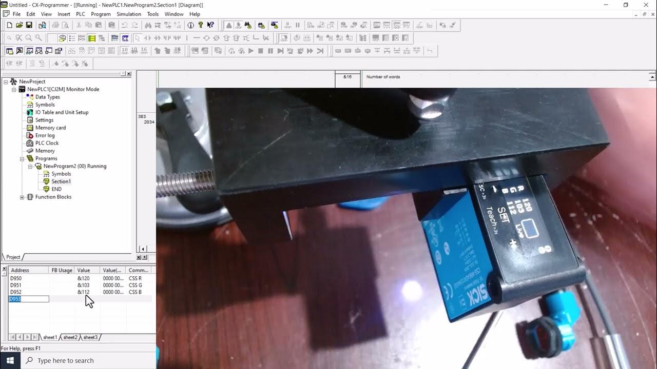 Sensor visualization with an HMI - YouTube