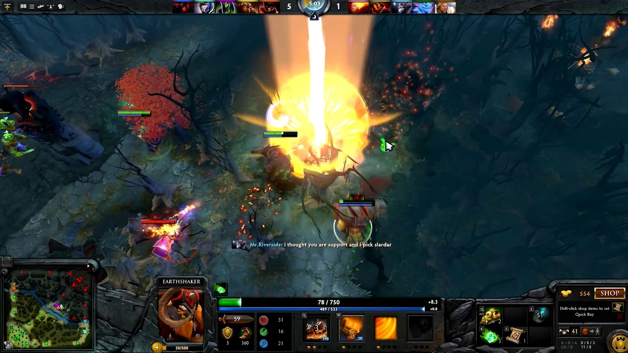 Dota 2 CHI LONG QUA Plays Earthshaker + Ancient Gameplay Boosting ...