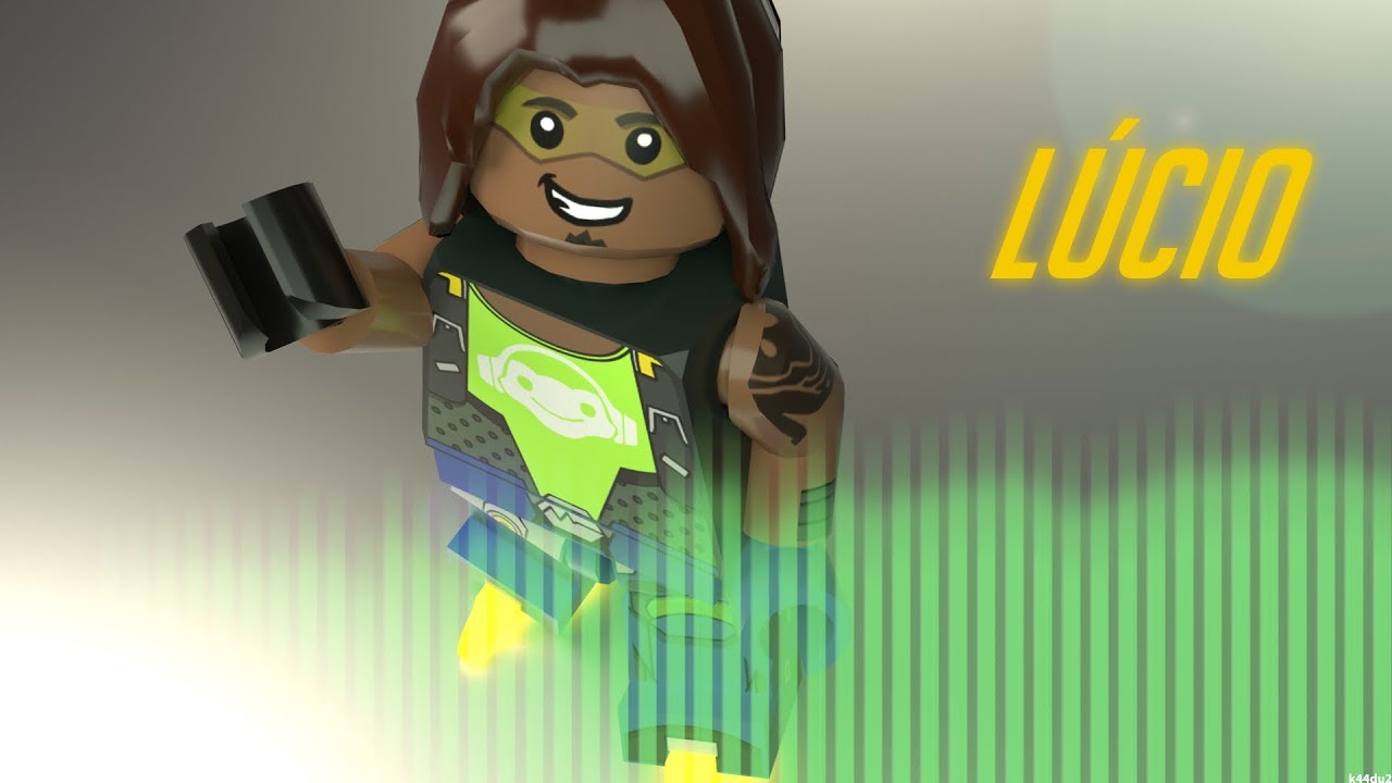 LEGO Lúcio Minifig Decal Remaster [Overwatch] - YouTube