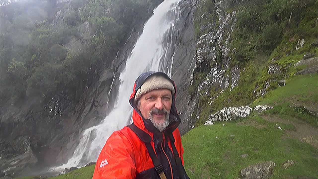 Snowdonia National Park | Aber Waterfalls | Snowdon | Camping in rain ...