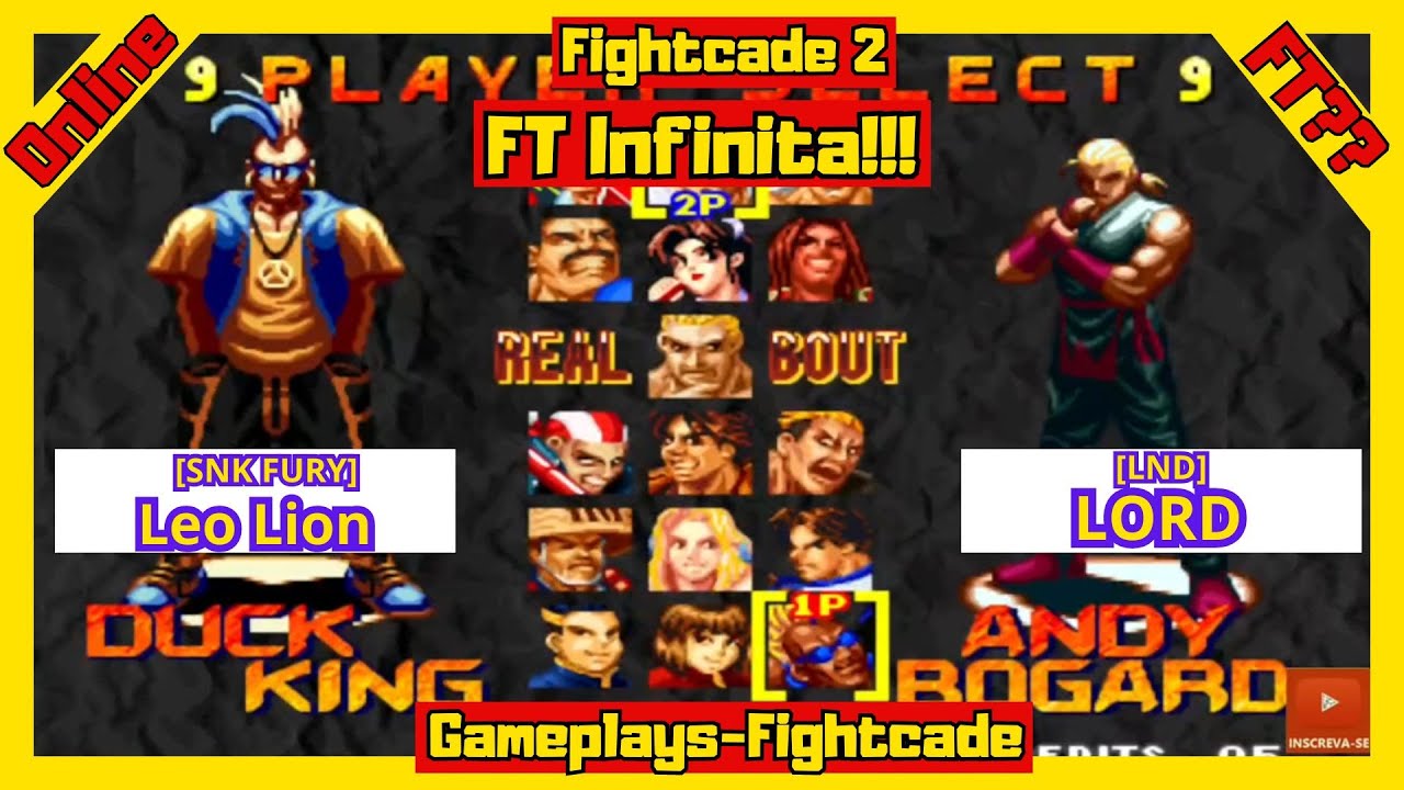 Real Bout Fatal Fury Fightcade 2 SNK FURY Leo Lion vs LND LORD - YouTube