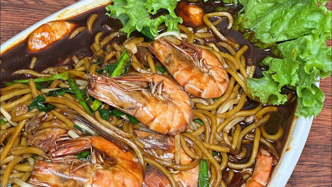 Resepi MEE GORENG BASAH UDANG - YouTube