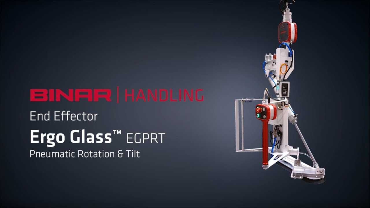 Ergo Glass Pneumatic Rotation & Tilt | Binar Handling - YouTube