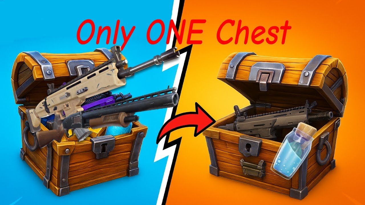 Fortnite But I Can Only Open One Chest - YouTube