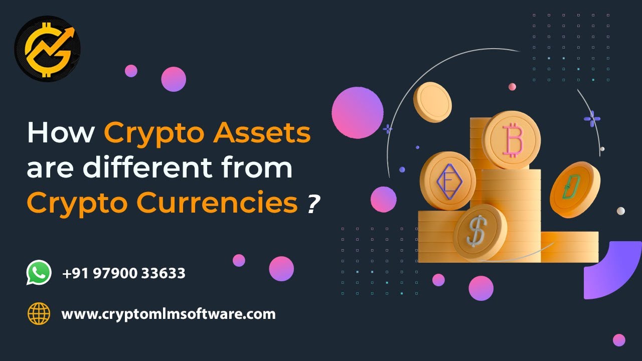 What are crypto assets? How they differ from cryptocurrencies? - YouTube