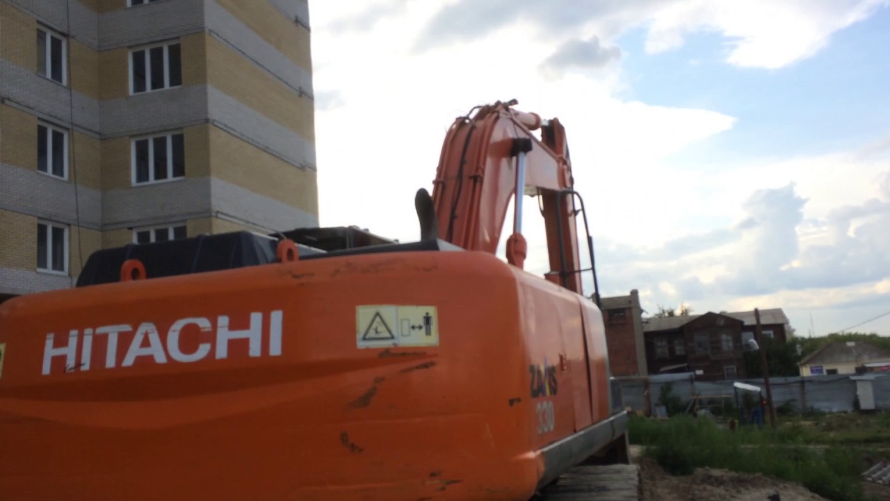 Экскаватор Hitachi ZX330-3 - YouTube
