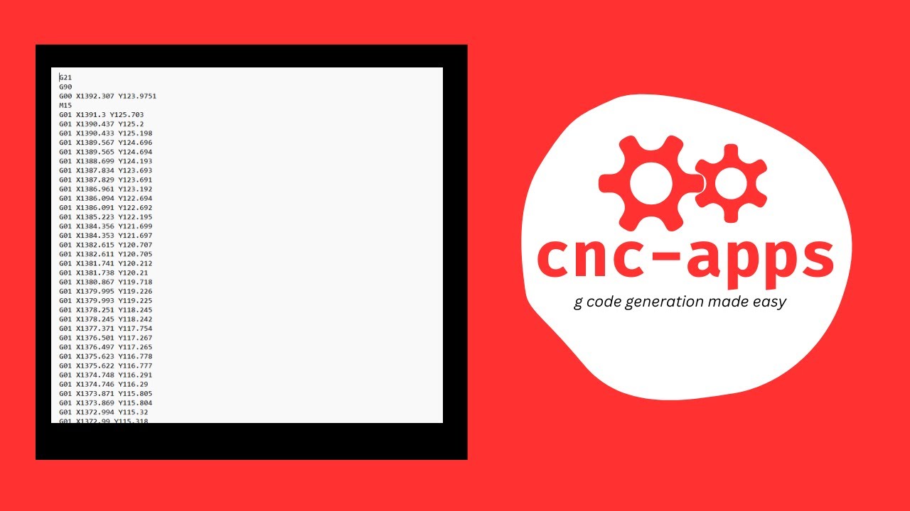 CNC APPS- DXF to GCODE - YouTube