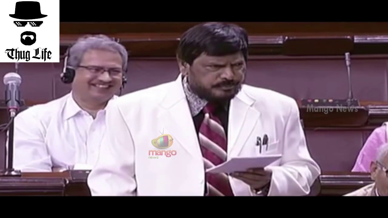 Thug Life Moments - Ramdas Athawale | Amit Bais - YouTube