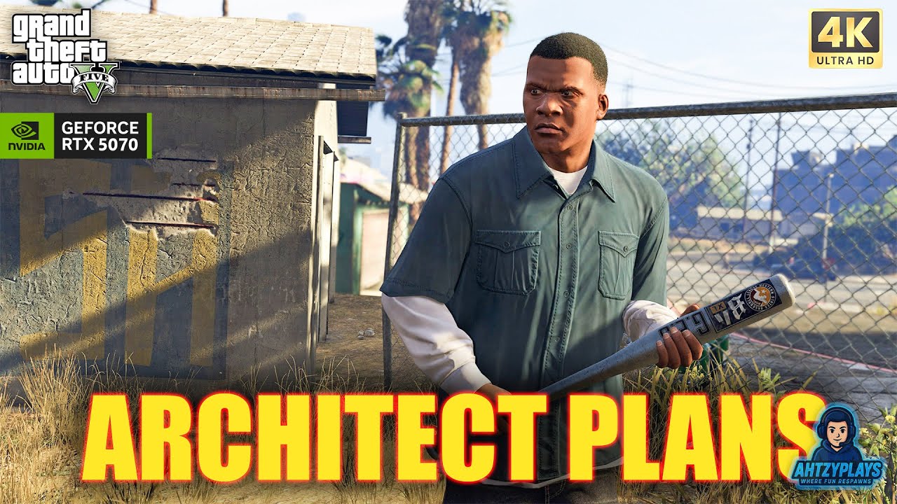 Architect Plans Gta 5 pc RTX 5070 Ultra Graphics 4k Game play - YouTube