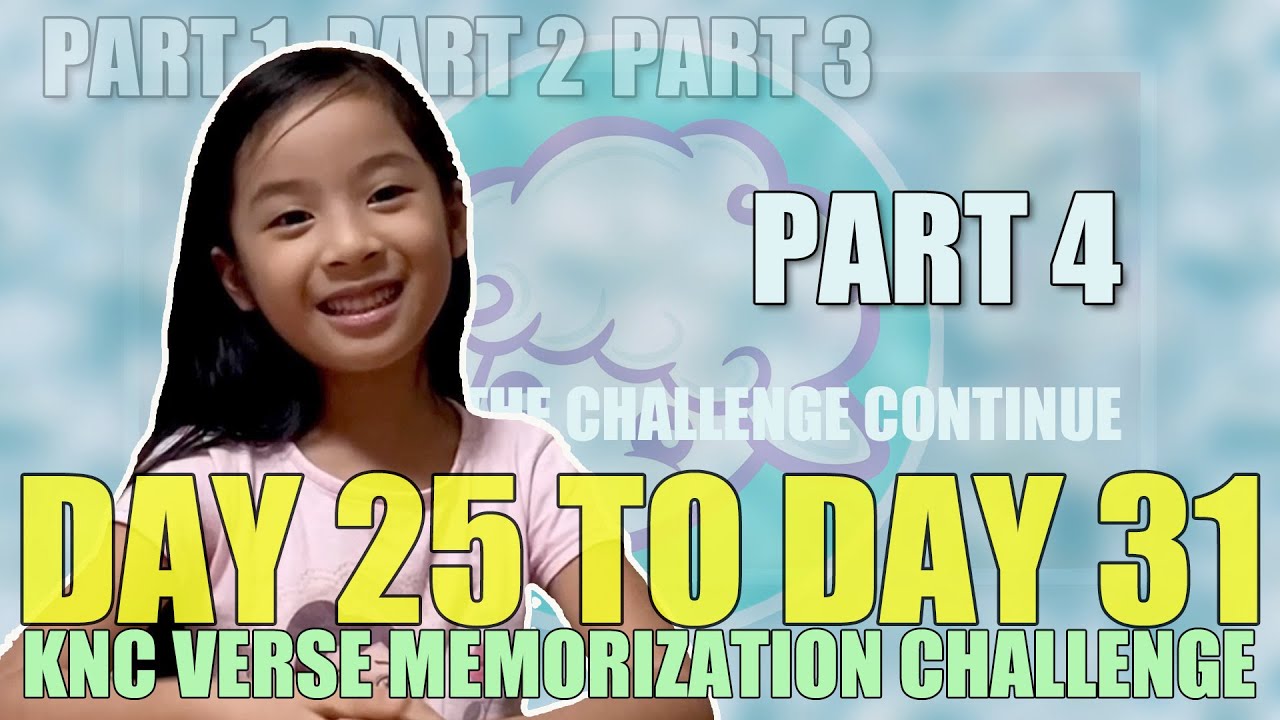 KNC Bible Verse Memorization Challenge Part 4 | ECQ Vlog | Omega ...