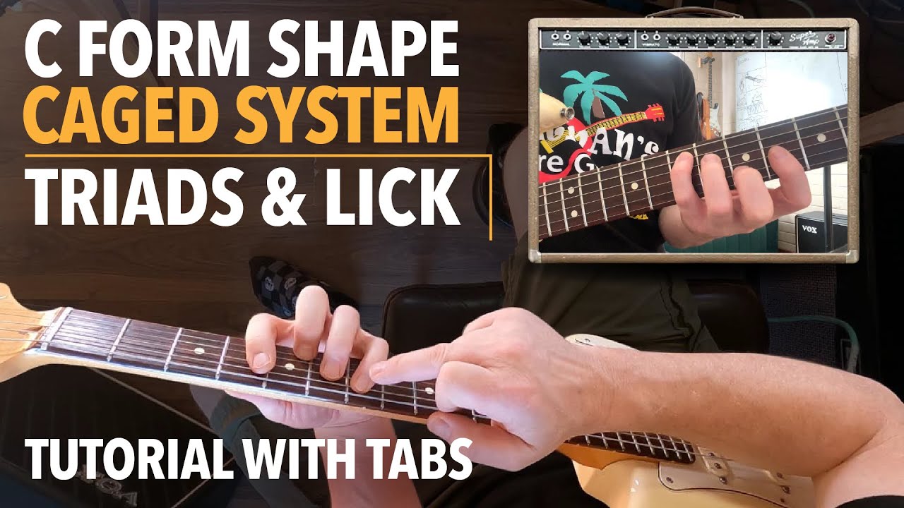Guthrie Trapp Inspired Guitar Lesson CAGED System Triads & Licks - YouTube