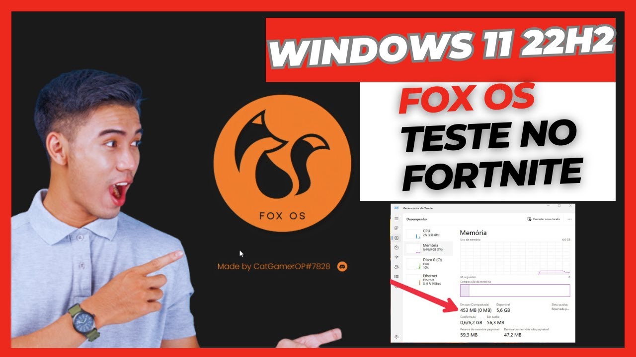 WINDOWS 11 FOX OS O MELHOR SISTEMA PARA JOGOS - YouTube