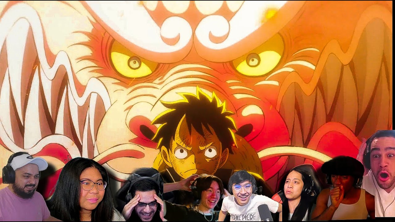 LUFFY VS KAIDO!!! || ONE PIECE EPISODE 1051 REACTION MASHUP - YouTube