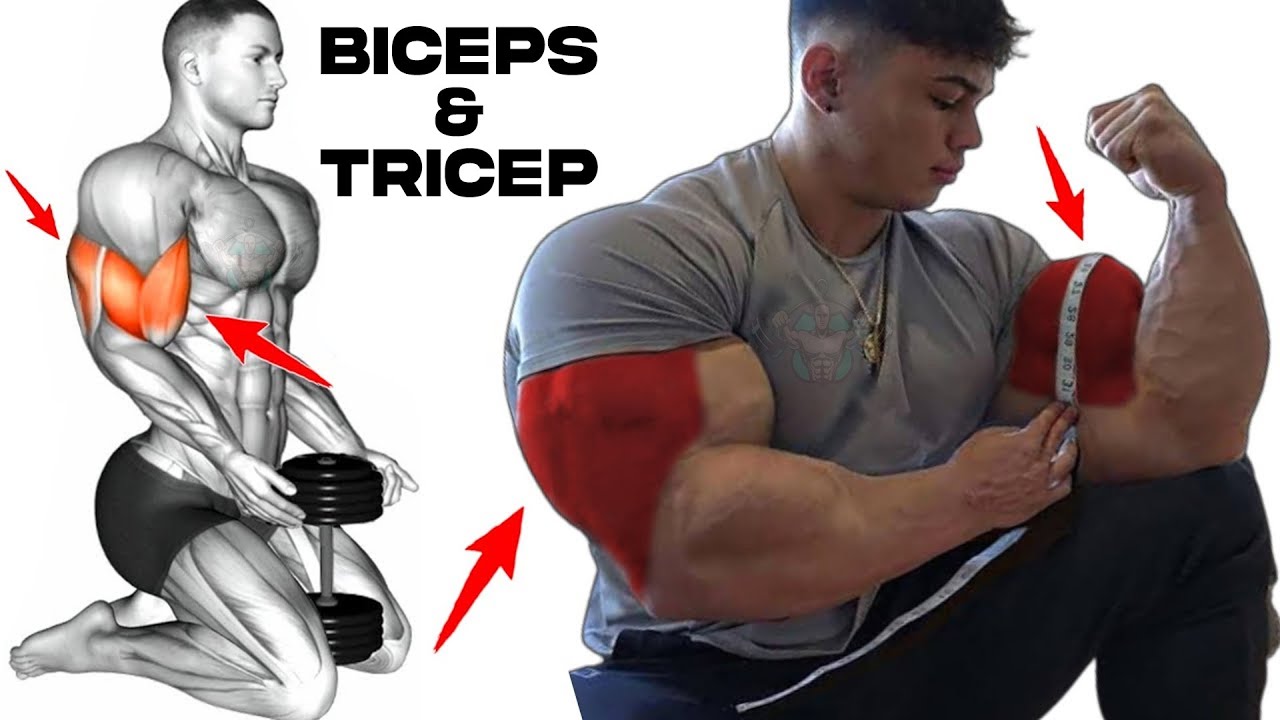 Best Biceps and Triceps Exercises for Bigger Arms Fast !! - YouTube