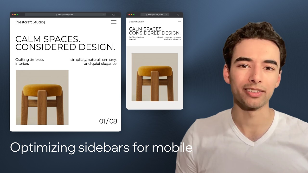 Transform this vertical sidebar into a smooth mobile layout (Part 2 ...