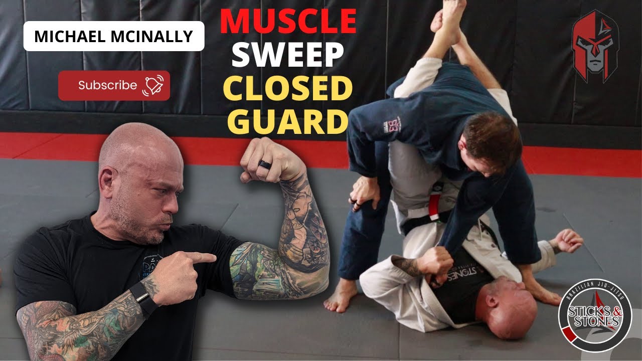 Muscle Sweep from Closed Guard - YouTube