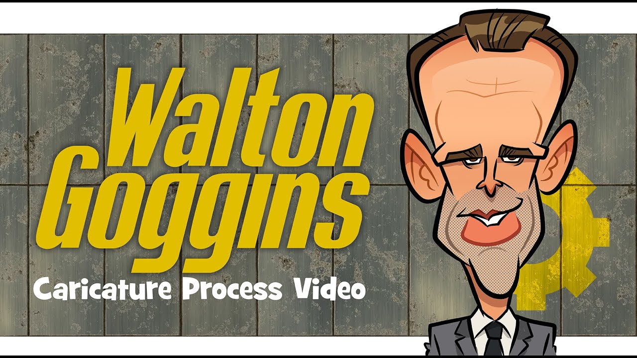 Walton Goggins (Cooper Howard from Fallout) Caricature art drawing ...