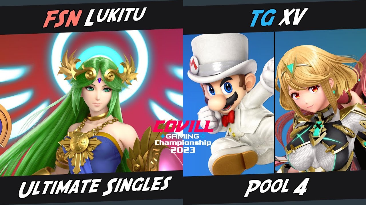 CGC2023: Pool 4 - Lukitu (Palutena) Vs. XV (Mario, Pyra/Mythra) - YouTube