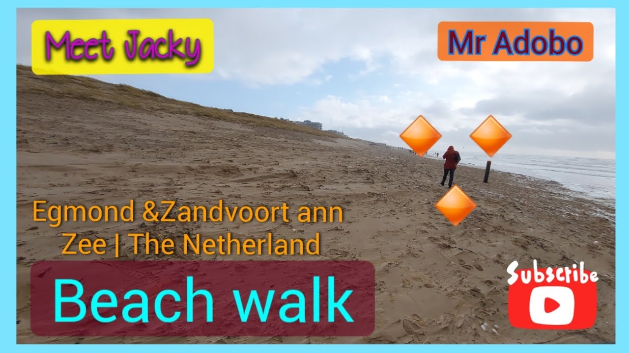 BEACH WALK WITH MR. ADOBO - YouTube