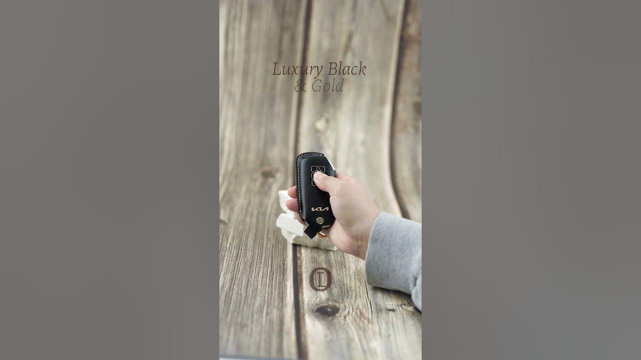 기아 쏘렌토 MQ4, 카니발 KA4, 셀토스 차키케이스 (럭셔리블랙+골드박 조합) - YouTube