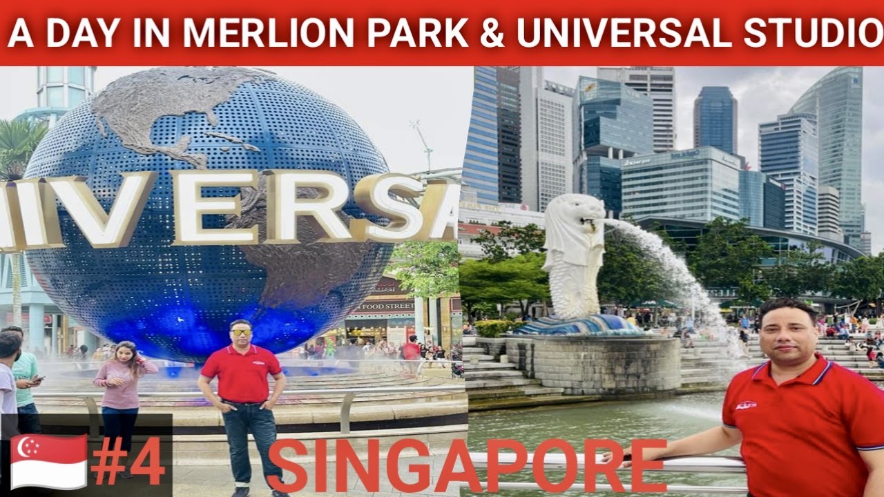 A DAY IN MERLION PARK AND UNIVERSAL STUDIO 2023 - YouTube