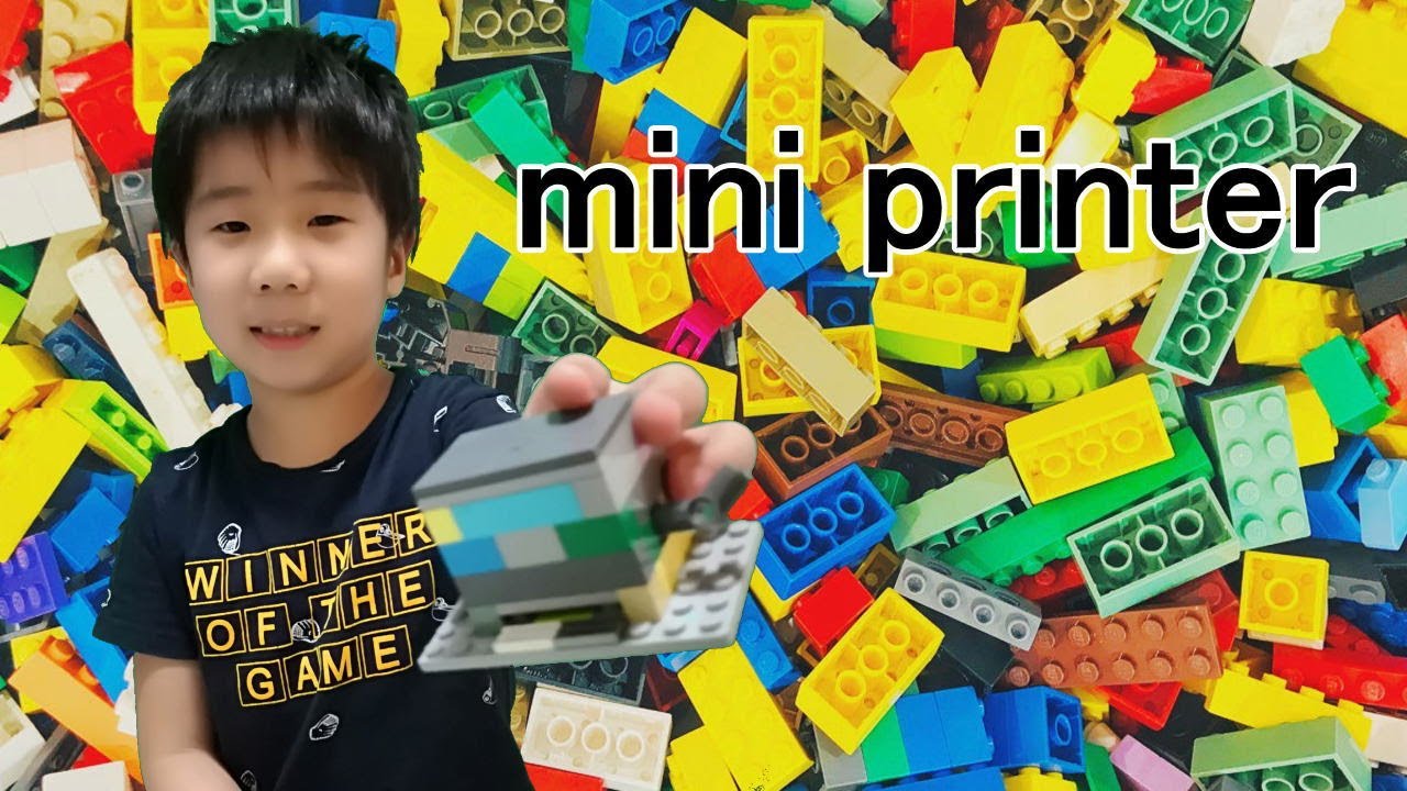 LEGO How To Make a Lego printer - YouTube