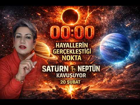 00:00 Anı! Satürn–Neptün Kavuşumu Ne Başlatıyor? 20 Şubat Koç Burcu! #satürn neptün#0 derece koç