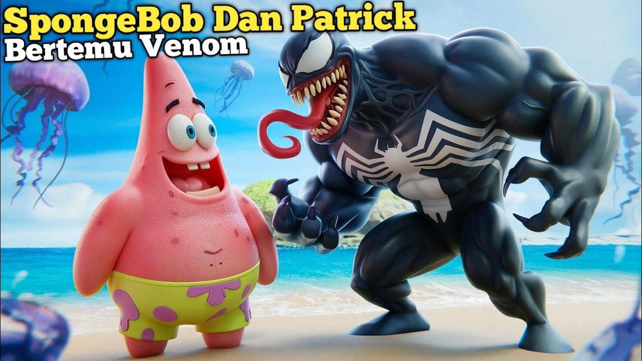 Ketika SpongeBob Patrick Bertemu Venom Di Bikini Bottom ️Alur Cerita ...