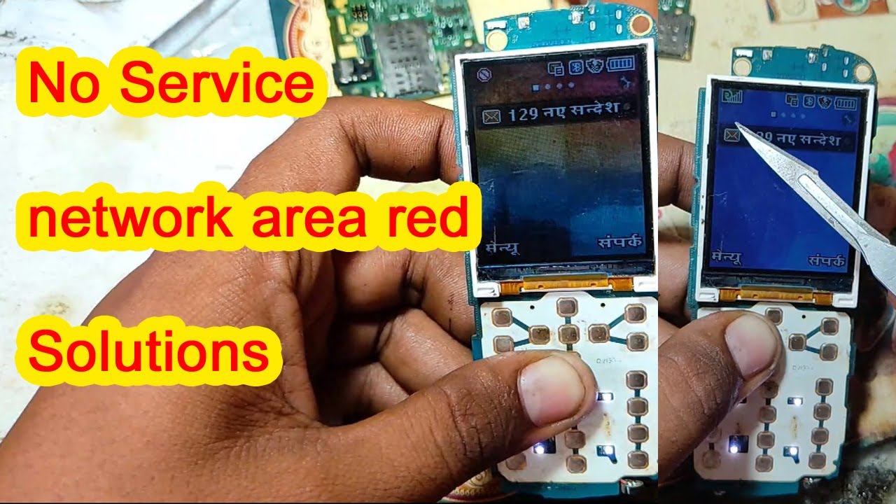 Samsung b313e no service netwok area red solutions - YouTube
