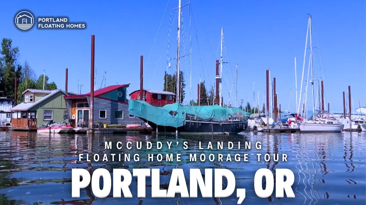 McCuddy's Landing in Scappoose. Portland Floating Homes! - YouTube