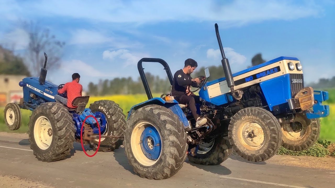 tractor touchan || Breakan Fail Group || swaraj 744 vs Ford 3600 ...