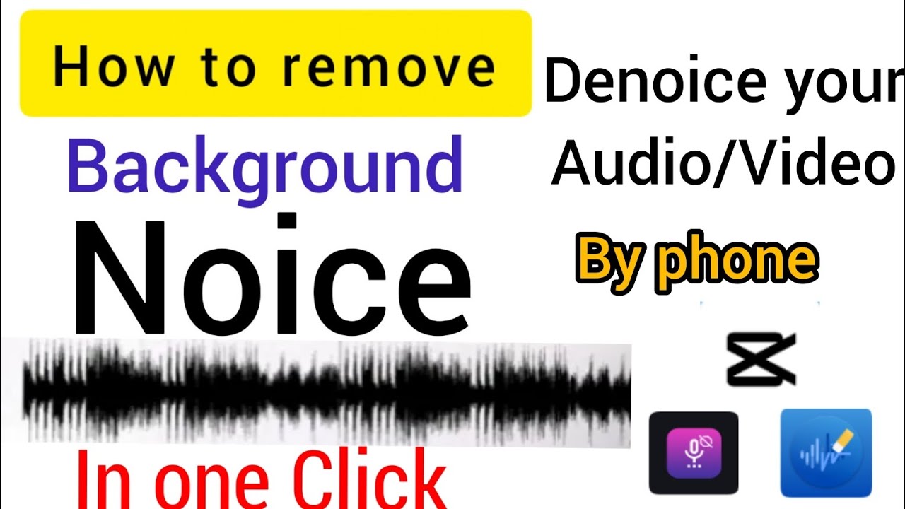 How to remove background noice in video || Noice reduction in android ...