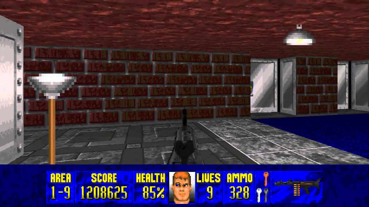 ECWolf Tech Demo (2015 Replay) - Map09: Escape from Wolfenstein - YouTube