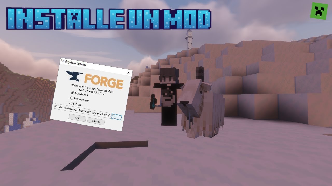 Comment installer un mod sur Minecraft Java (via curse forge) - YouTube